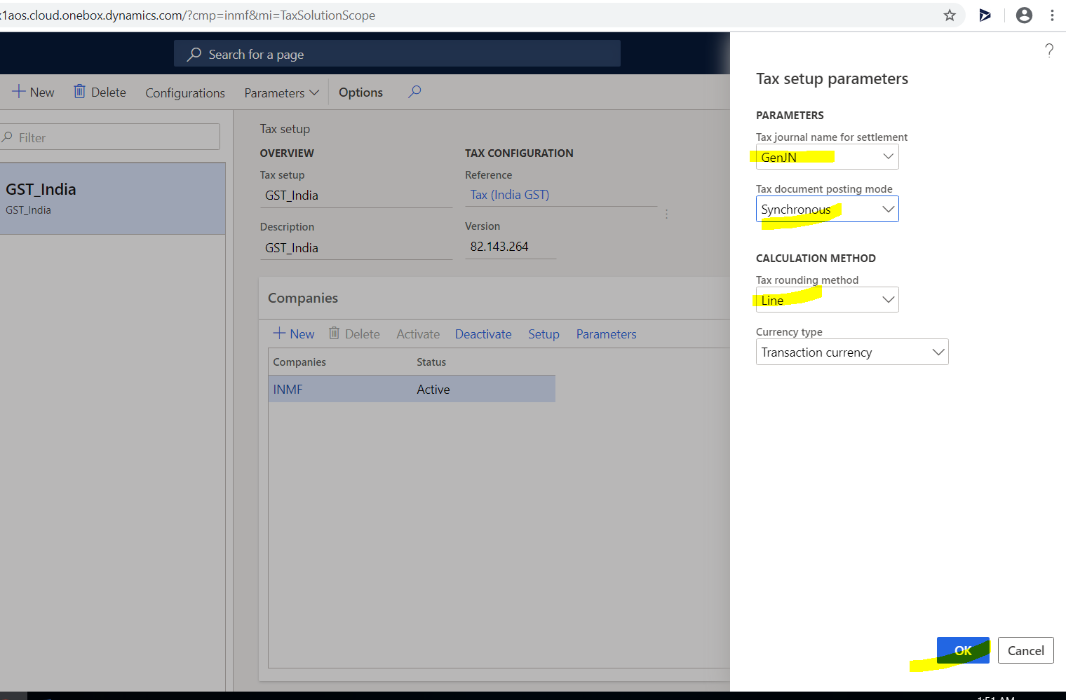 Goods and Service Tax (GST) Configuration (Tax Hierarchy and Set off ...