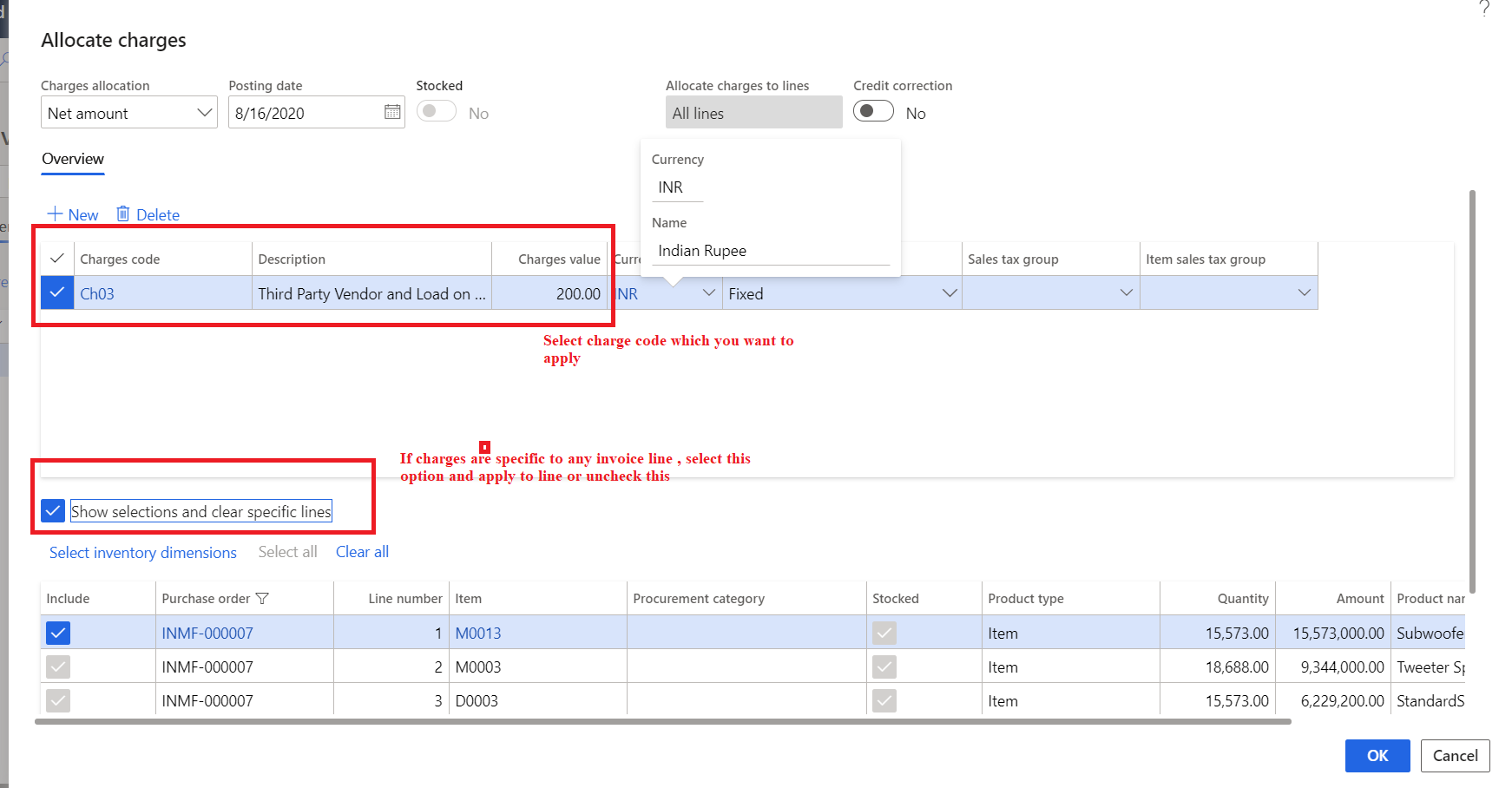 Purchase Order Charges Accounting in Microsoft Dynamics 365 Finance and ...