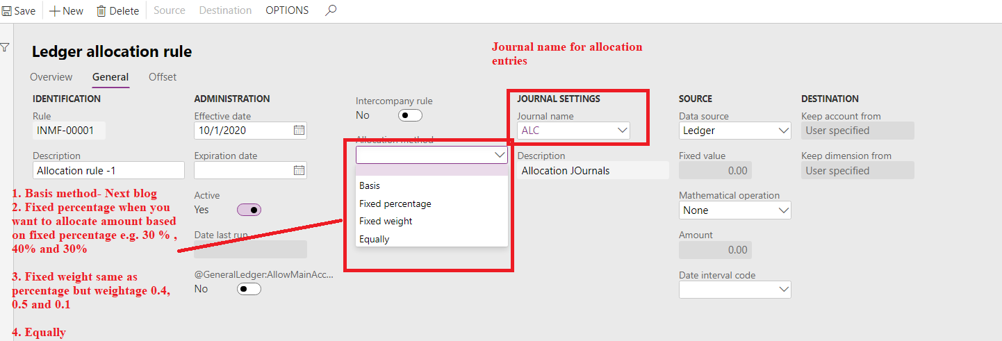 Ledger Allocations in Microsoft Dynamics 365 Finance and Operations ...
