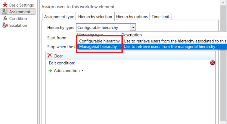 Workflow Assignment (Hierarchy based Approval) in Microsoft Dynamics 365 finance and operations ...