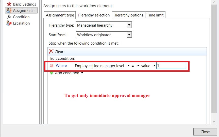 Workflow Assignment (Hierarchy based Approval) in Microsoft Dynamics 365 finance and operations ...