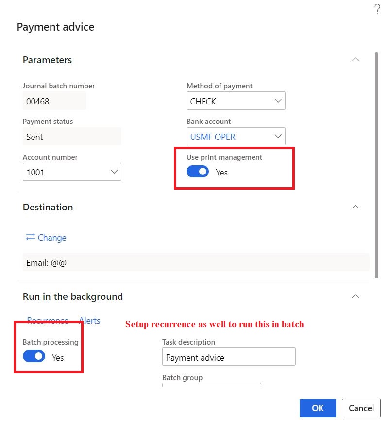 Batch Processing of Payment Advice through Email (New Feature) in ...