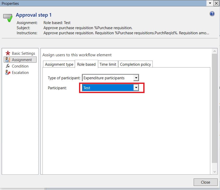 Workflow Assignment (Participant based Approval) in Microsoft Dynamics 365 finance and ...