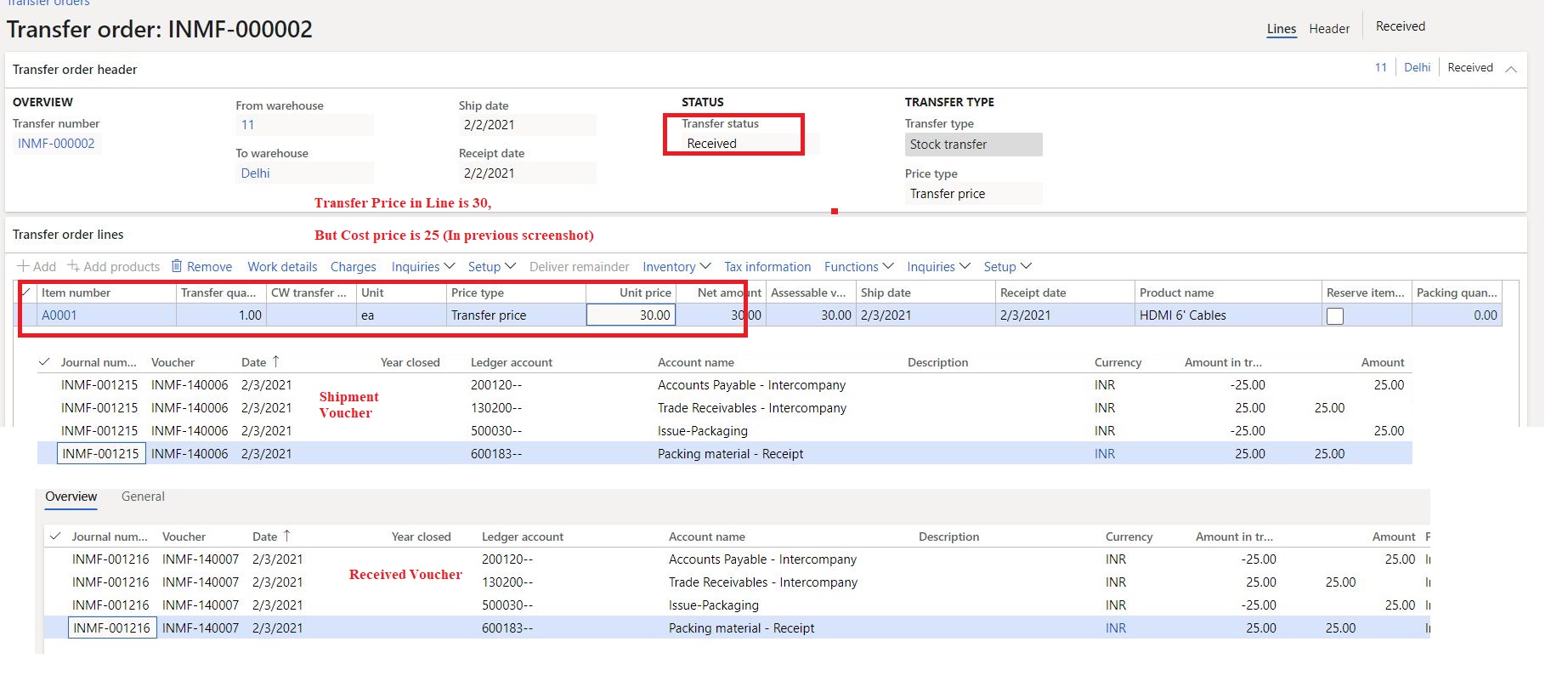 (India) Improvements in unit price and cost price handling in Stock ...