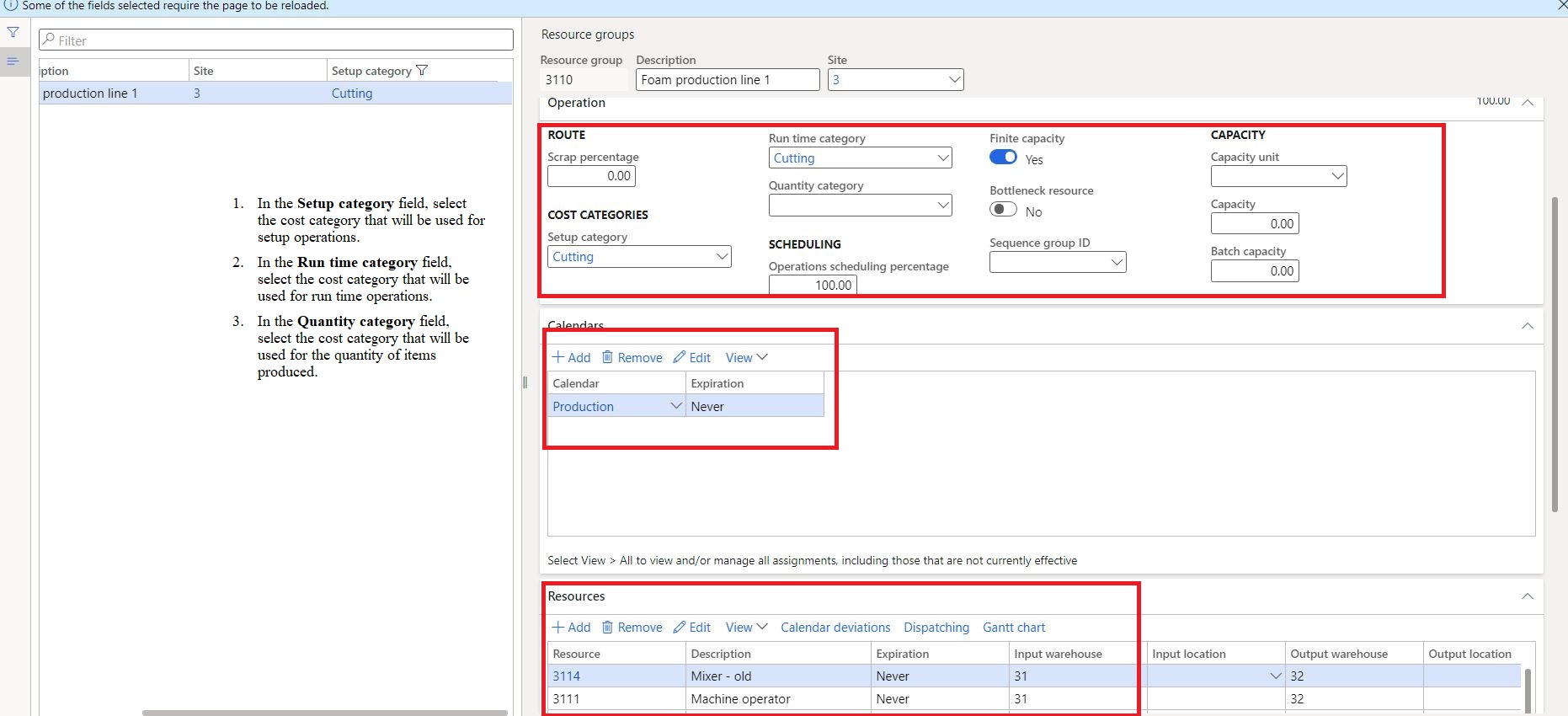 Production Process (Cost Group Configuration) in Microsoft Dynamics 365 ...