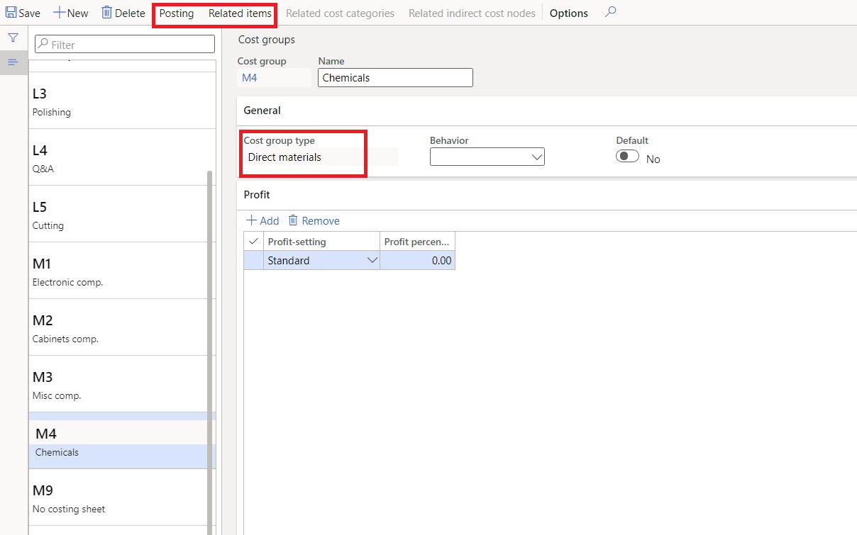 Production Process (Cost Group Configuration) in Microsoft Dynamics 365 Finance and Operations ...