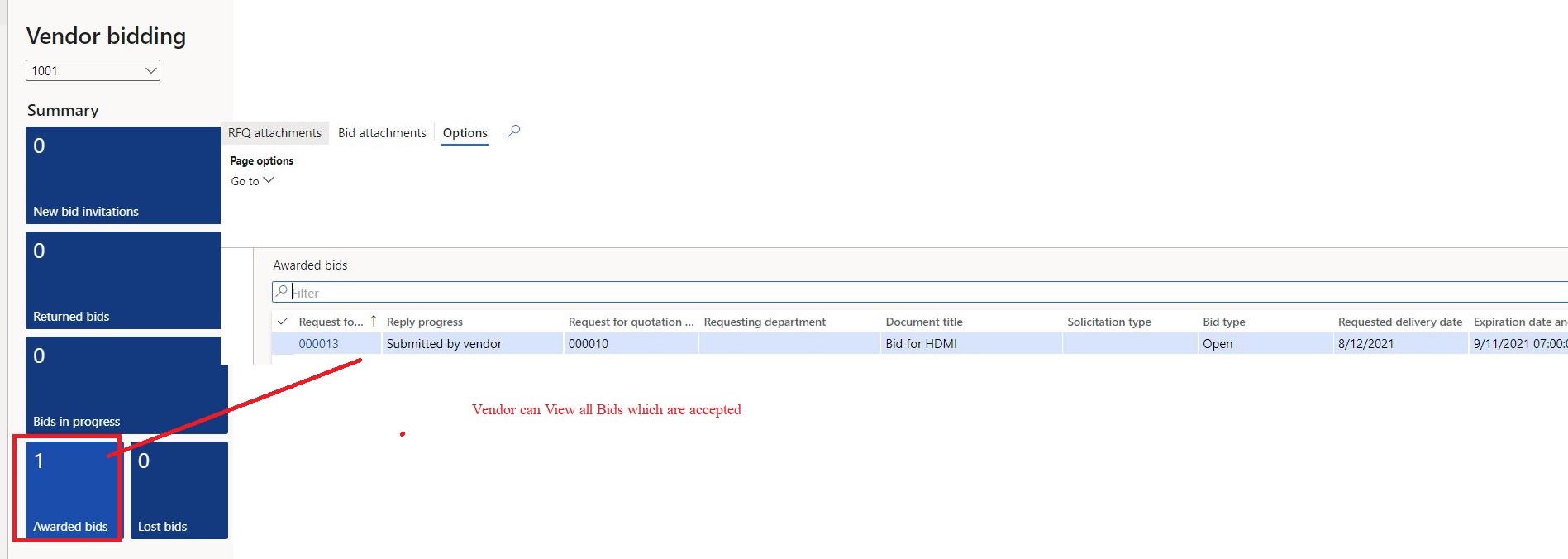 RFQ/Bidding Process using Vendor Collaboration portal in Microsoft ...