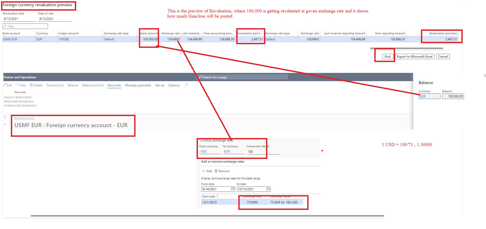 Bank foreign currency revaluation in Microsoft Dynamics 365 Finance and ...