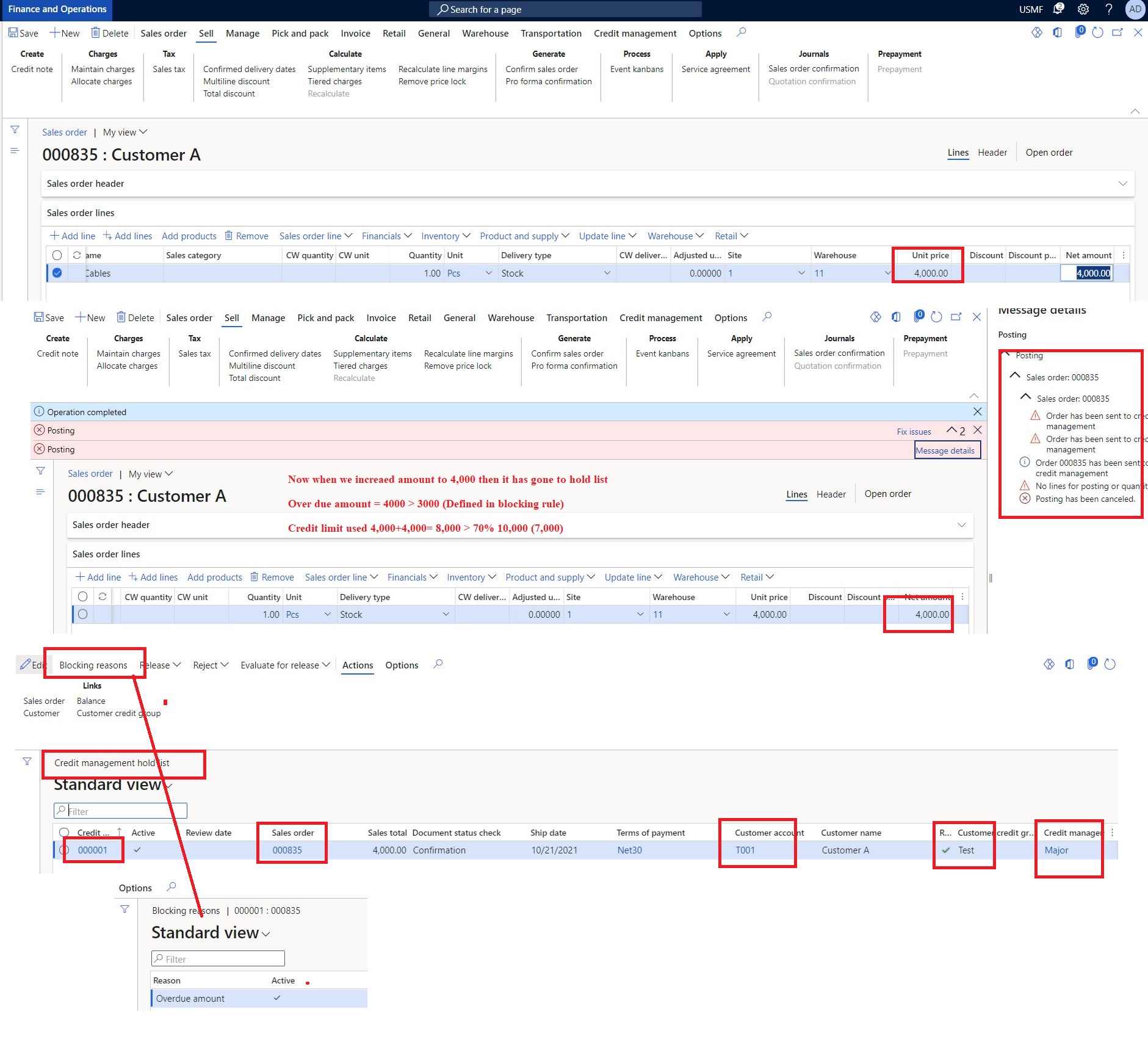 [Credit Management] Use Customer Credit group for credit hold list ...