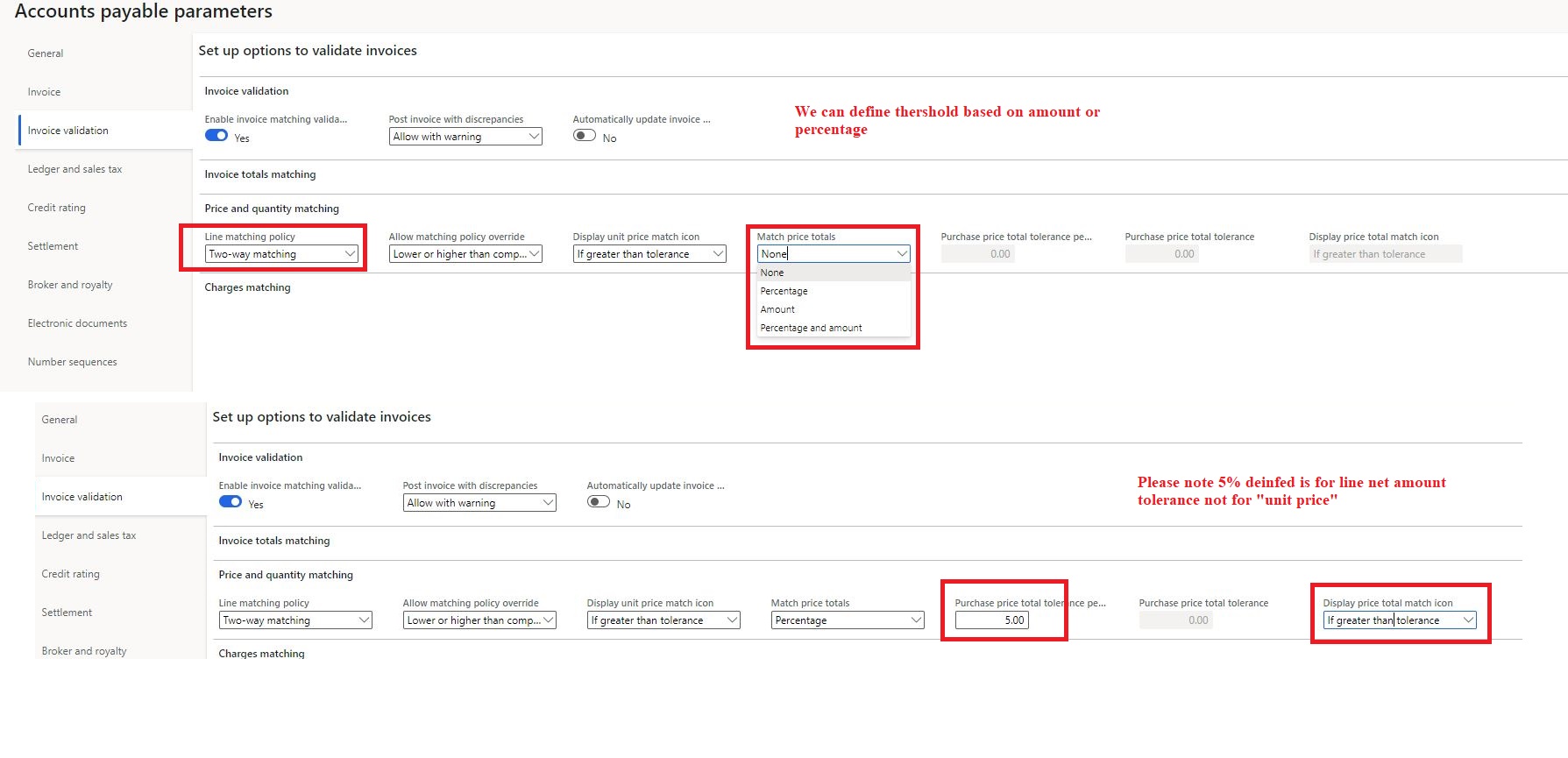 Invoice Matching [Two way and Three-way matching] in Microsoft Dynamics ...