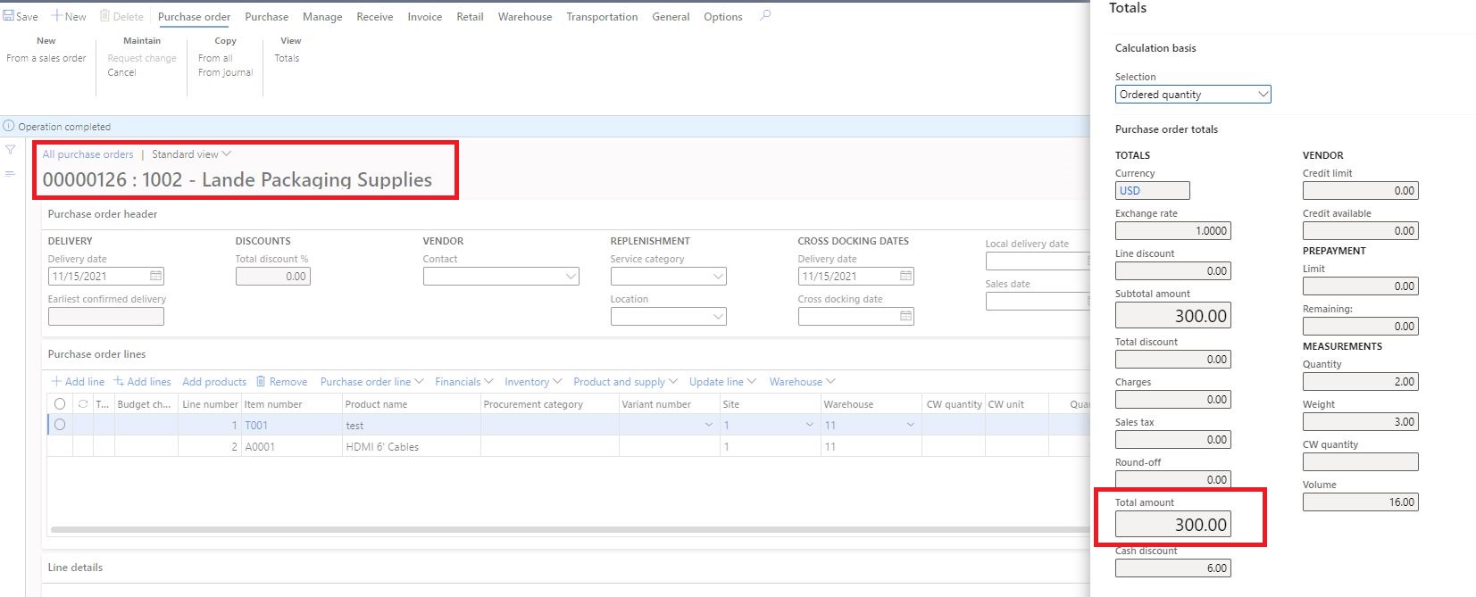 Invoice Matching [Total and Charge Value matching] in Microsoft ...
