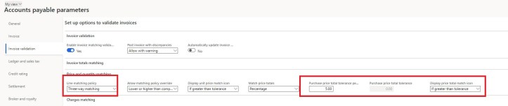 Invoice Matching [Two way and Three-way matching] in Microsoft Dynamics ...