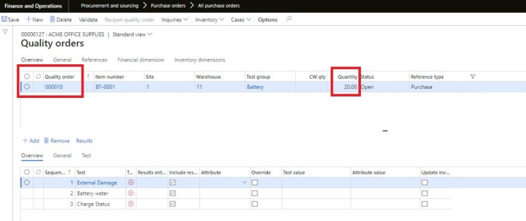 Quality management in Microsoft Dynamics 365 finance and operations ...