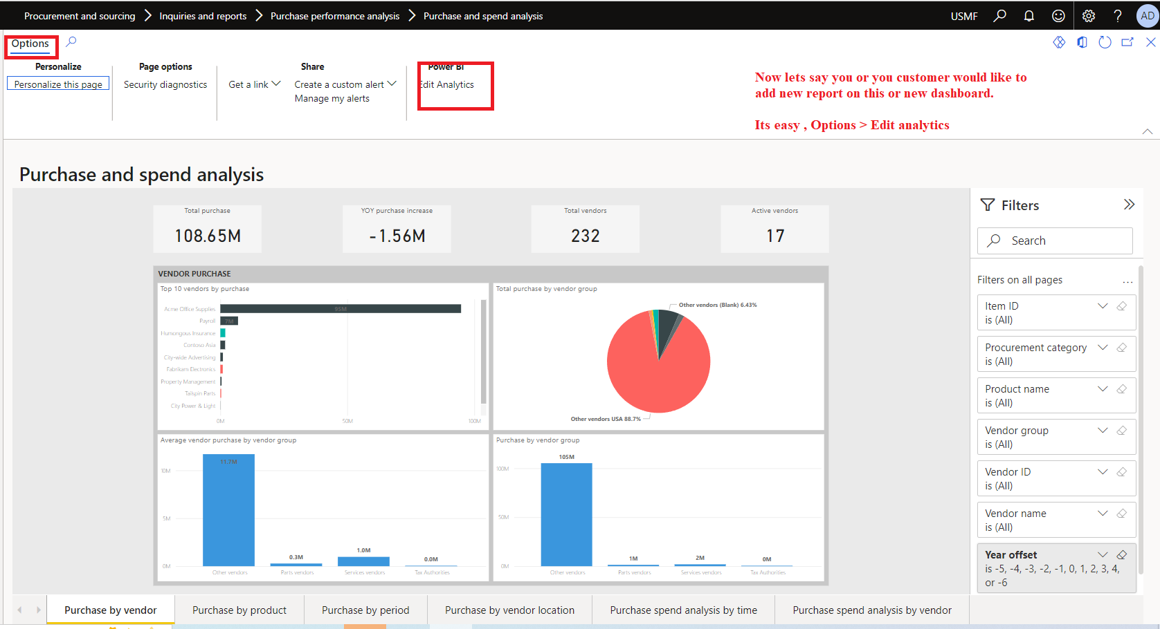 Out of the Box Power BI Enable- Modify-Use in Microsoft Dynamics 365 ...