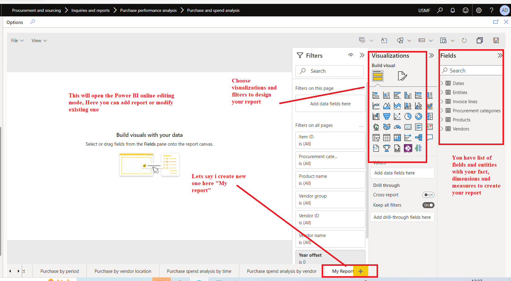 Out of the Box Power BI Enable- Modify-Use in Microsoft Dynamics 365 finance and operations ...