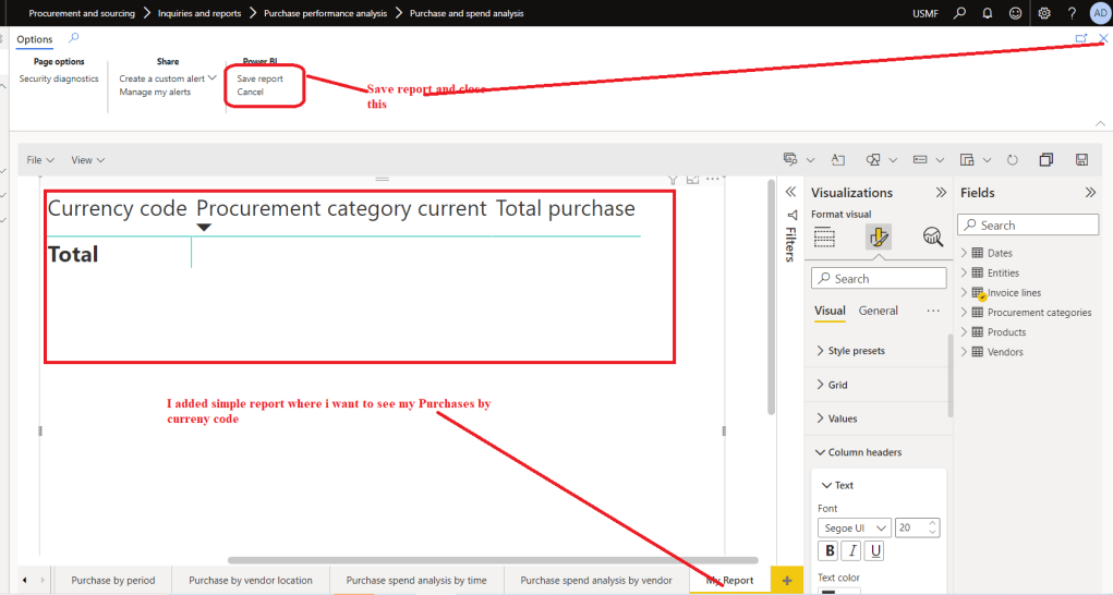 Out of the Box Power BI Enable- Modify-Use in Microsoft Dynamics 365 finance and operations ...