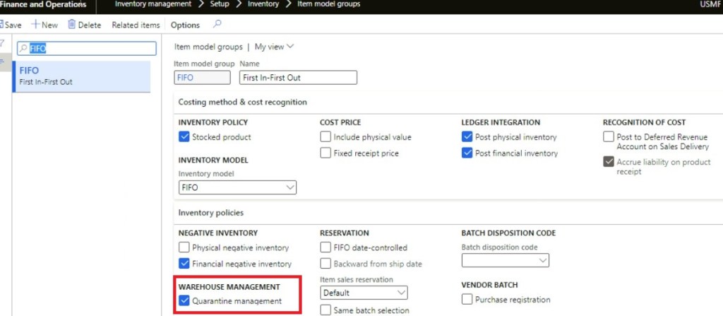 Quarantine Management in Microsoft Dynamics 365 finance and operations: Part -1 – Explore ...