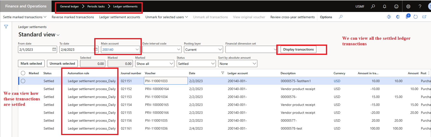 Automate ledger settlements in Microsoft Dynamics 365 finance and operations – Explore Microsoft ...