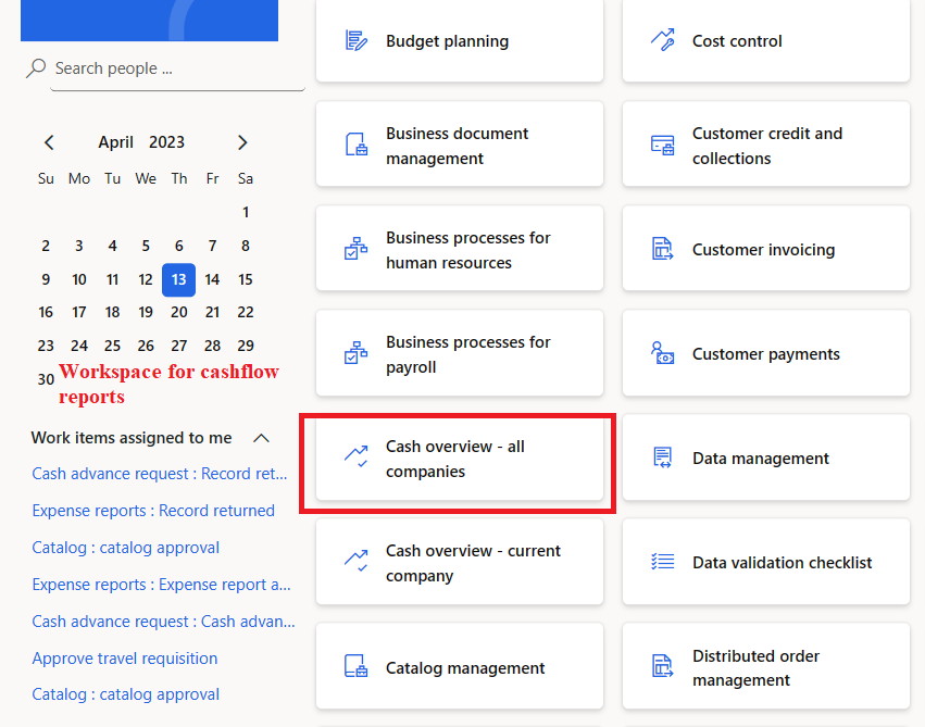 Cash flow forecast(inflow/outflow) calculation using SO/PO/Budget in ...