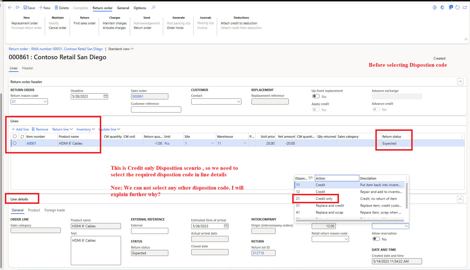 Disposition code for sales order in Microsoft Dynamics 365 finance and operations: Part-1 ...